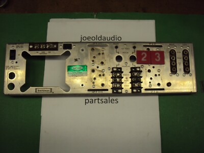 HH Scott 342 Receiver Original Back Panel. Parting Out Entire HH Scott ...