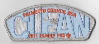 2011 BSA Family FOS Clean CSP Palmetto Council GRY Bdr. [VA-1428] | eBay