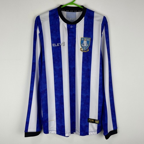 Sheffield Wednesday 2020-2021 Home Football Shirt Elev8 L/S Soccer ...