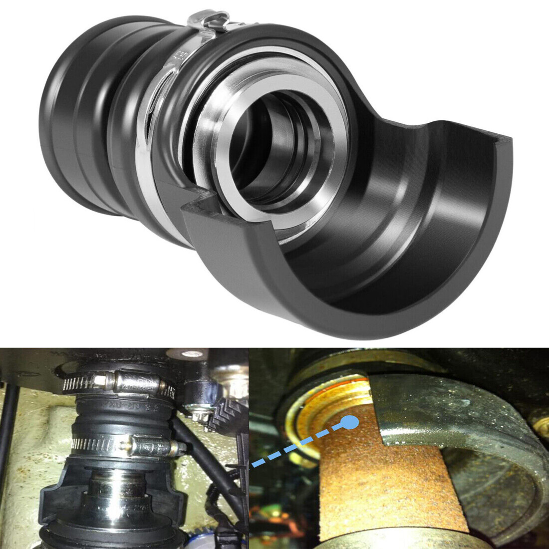 for 420832648 SeaDoo Drive Shaft Bellow Boot & Bearing 4-Tec GTX GTI ...