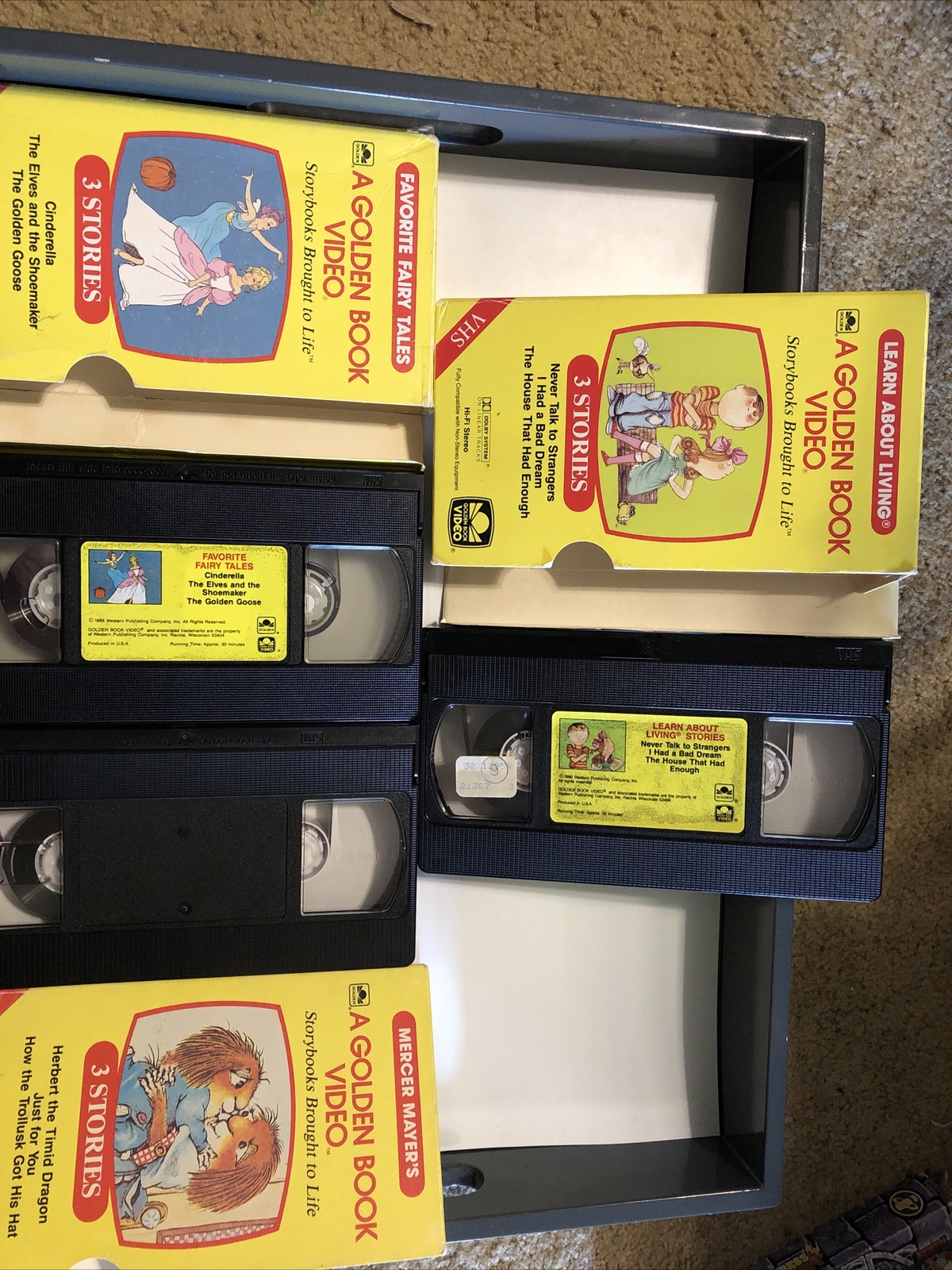 A Golden Book Video VHS Tape Lot Of 3 VHS Tapes | eBay