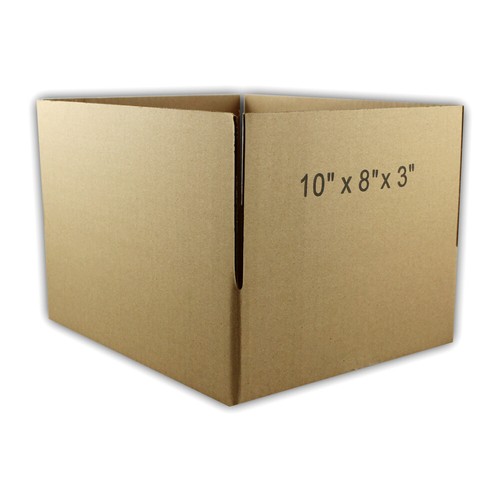 25 10x8x3 "EcoSwift" Brand Cardboard Box Packing Mailing Shipping ...