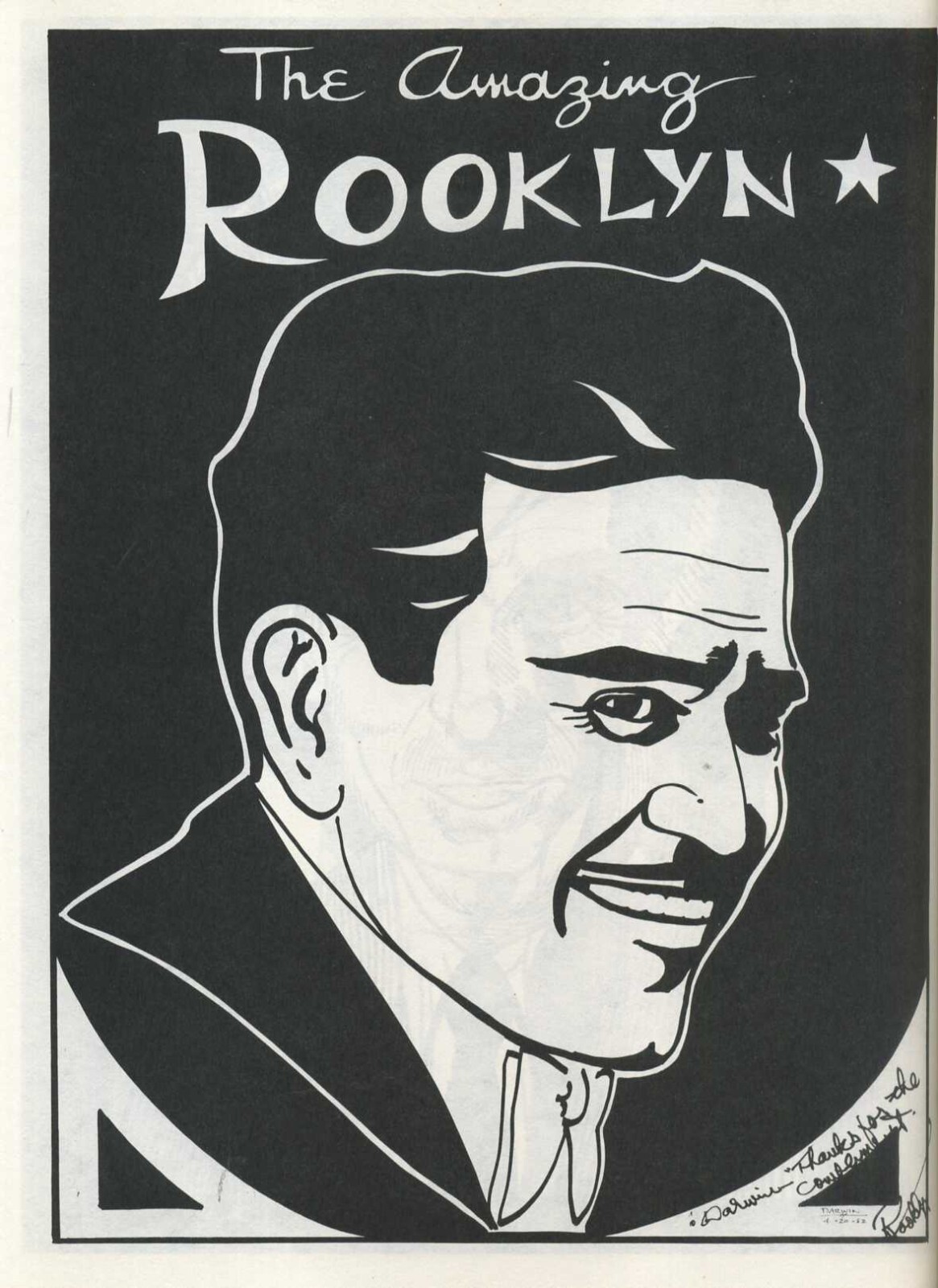 The Amazing Rooklyn caricature 1989 Magic Autograph Poster Gallery Gary ...
