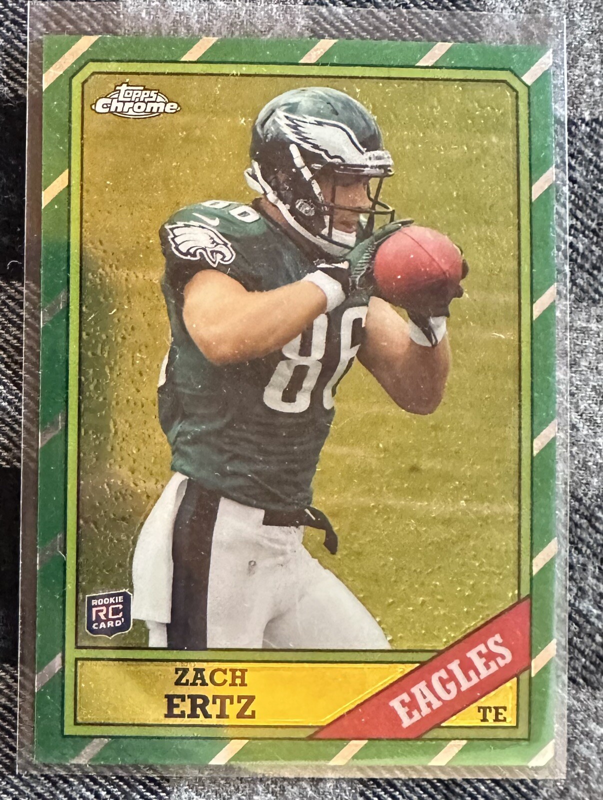 Zach Ertz 2013 Topps Chrome 1986 Rookie Card RC #6 EAGLES | eBay