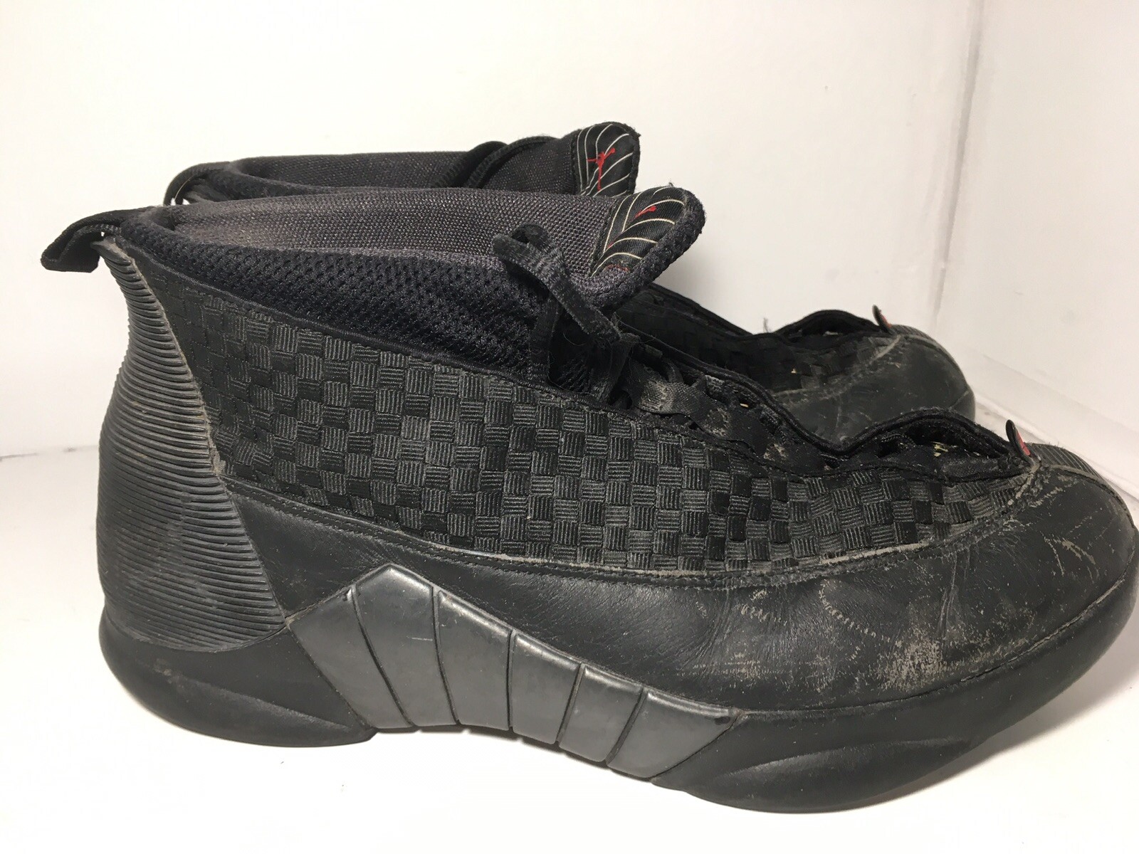 Air Jordan XV OG Black Varsity Red (136029-061) 1999 Shoes Mens Size 10 ...