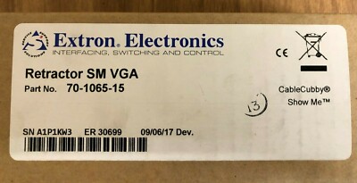 Extron Electronics 70-1065-15 Retractor SM VGA | eBay
