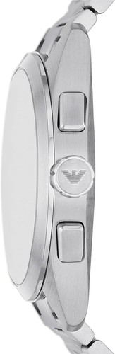 EMPORIO ARMANI AR11541 Men's Black Stainless Steel Analog Watch New | eBay