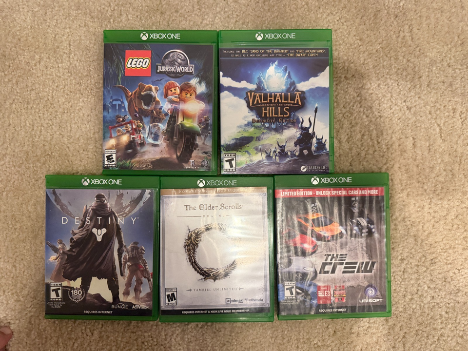 Xbox One Microsoft Game Bundle Lot of 20 Many CIB or Inserts or Online ...
