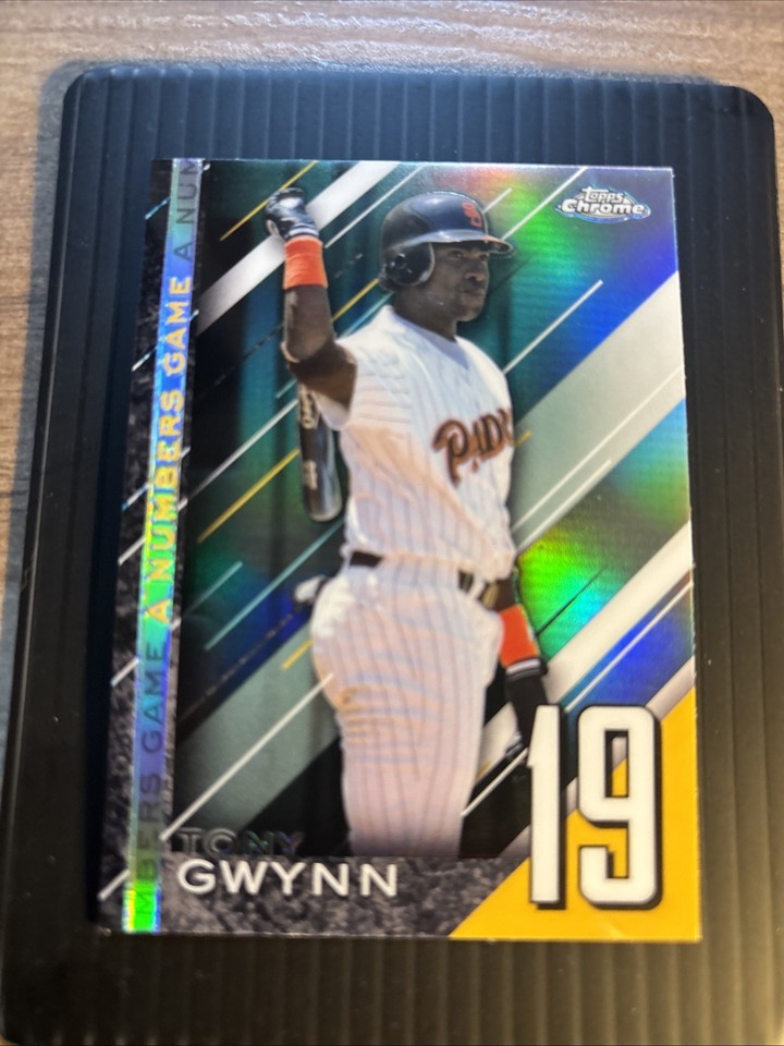 2020 Topps Chrome Tony Gwynn San Diego Padres A Numbers Game Insert NM ...