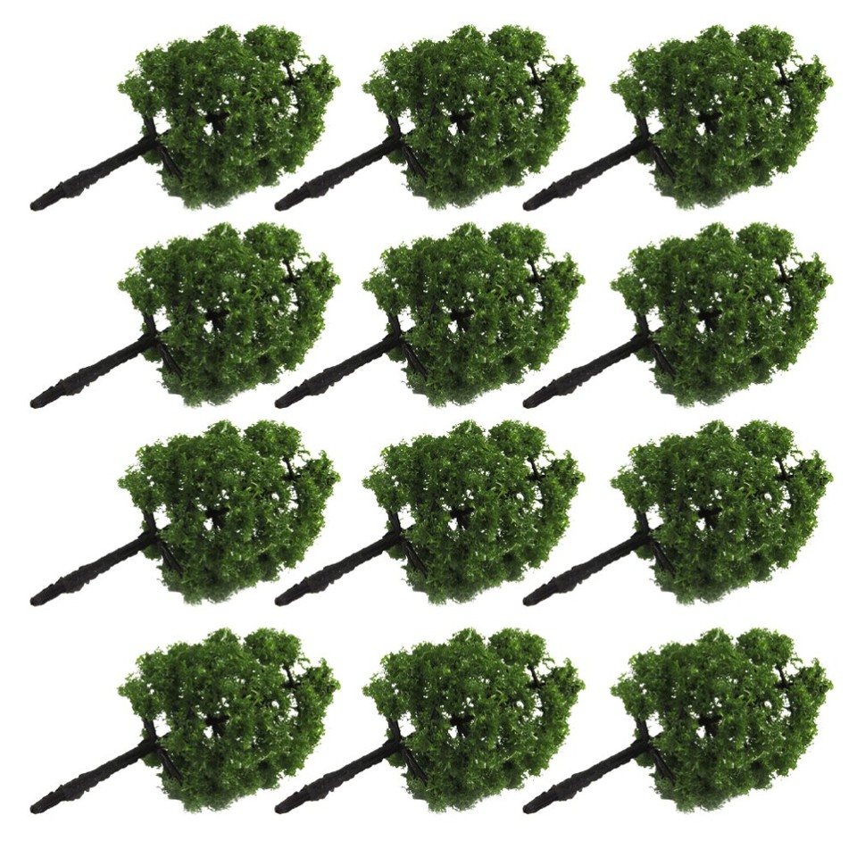 2 Pack Simulation Tree Model Railroad Scenery Supplies Trees for ...