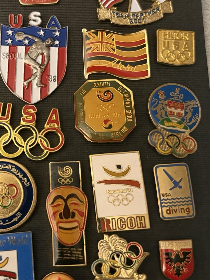 RARE & COLLECTABLE VTG OLYMPIC PIN-BUTTON-PATCH LARGE LOT | eBay