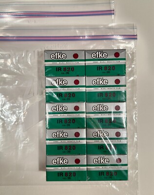 Efke 35 mm IR 820 - 10 pack - Mint - Factory Sealed - In freezer since ...