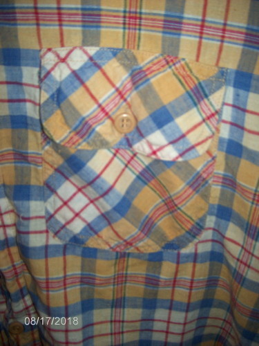 Vintage Pier Connection Casual Button Down Men's Shirt Size Medium (See ...