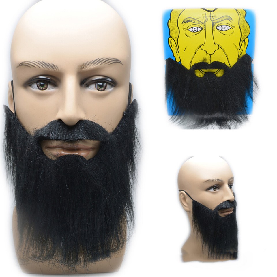Costume Adult Adhesive Masquerade Party Prop Self-adhesive Mustache | eBay