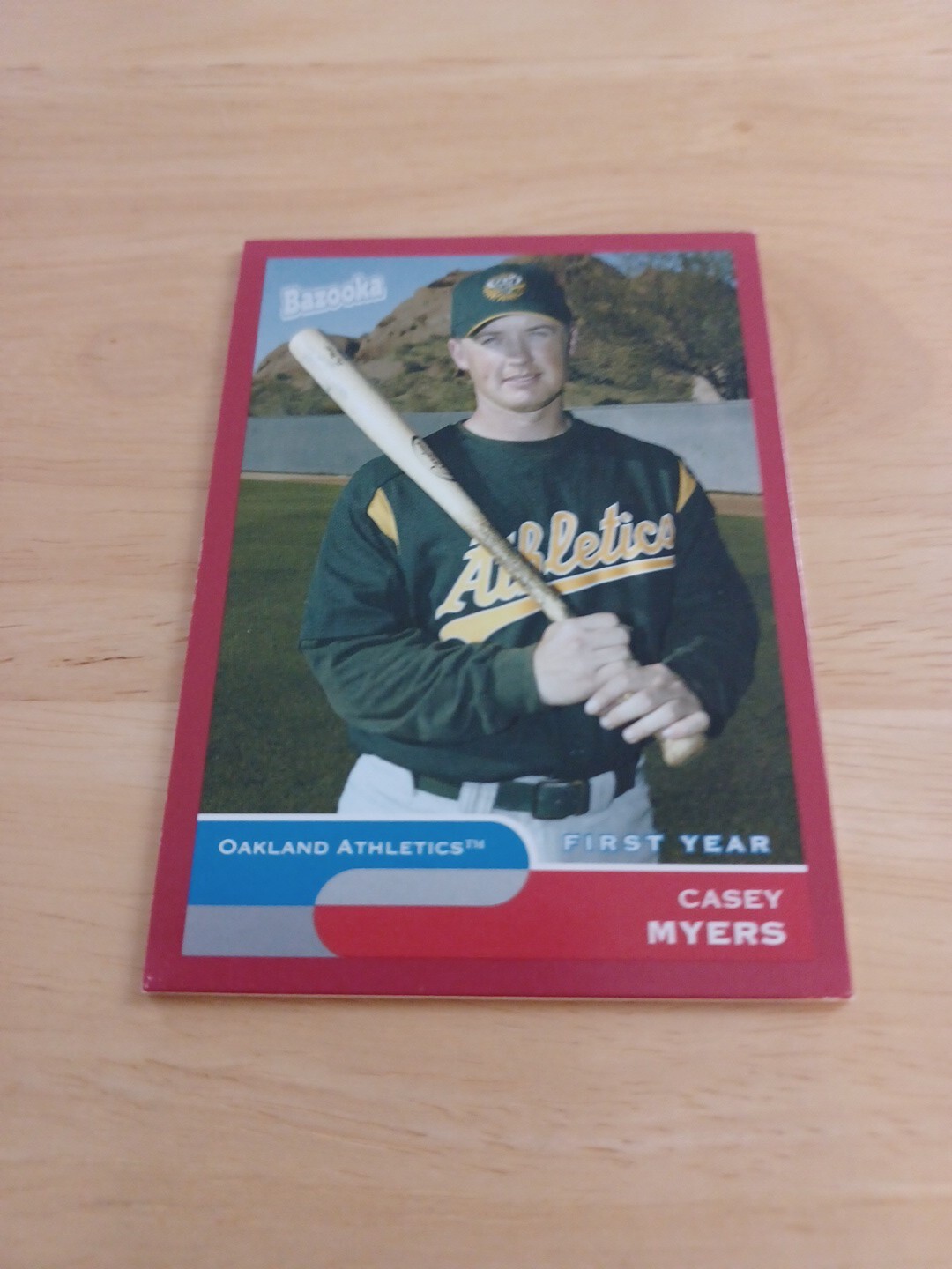 2004 (ATHLETICS) Bazooka Red Chunks #282 Casey Myers FY $$$ | eBay