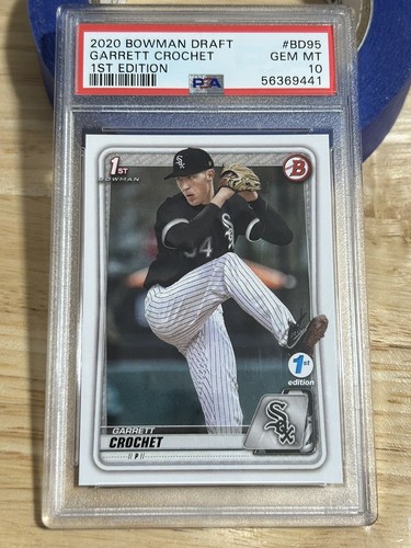 2020 GARRETT CROCHET Bowman Draft 1st Edition - PSA 10 #BD95 **WHITE ...
