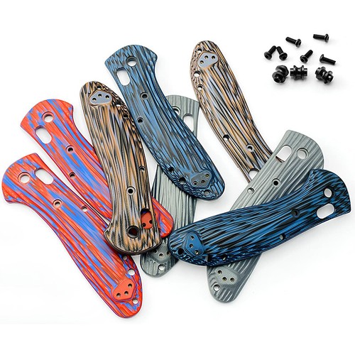 1 Pair Custom G10 Handle Scales with Screw For Benchmade Griptilian 551 ...