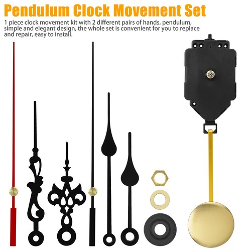 Quartz Wall Clock Pendulum Swing Movements Mechanism DIY Kits Chime ...