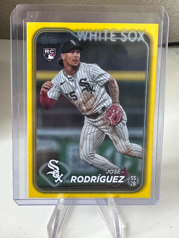 2024 Topps Series 1 Yellow Parallel Baseball Cards-YOU PICK-Complete ...