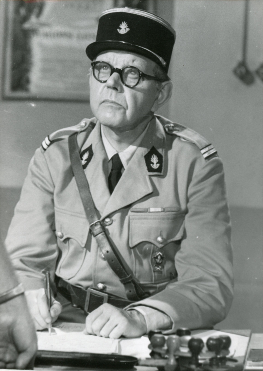 Acteur Fernand Ledoux dans "Big Gamble" de Richard Fleischer, 1958 ...