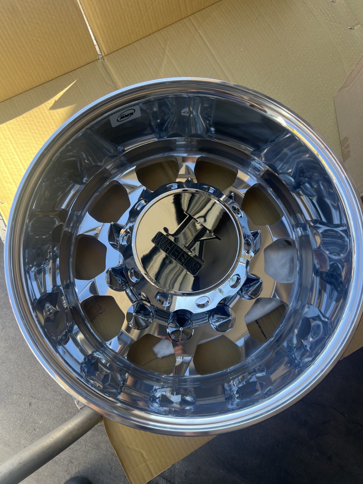 Custom Tuck Dually Wheels Chevy 3500 C30 OBS Ford Dodge 22x8.25 OUTER ...