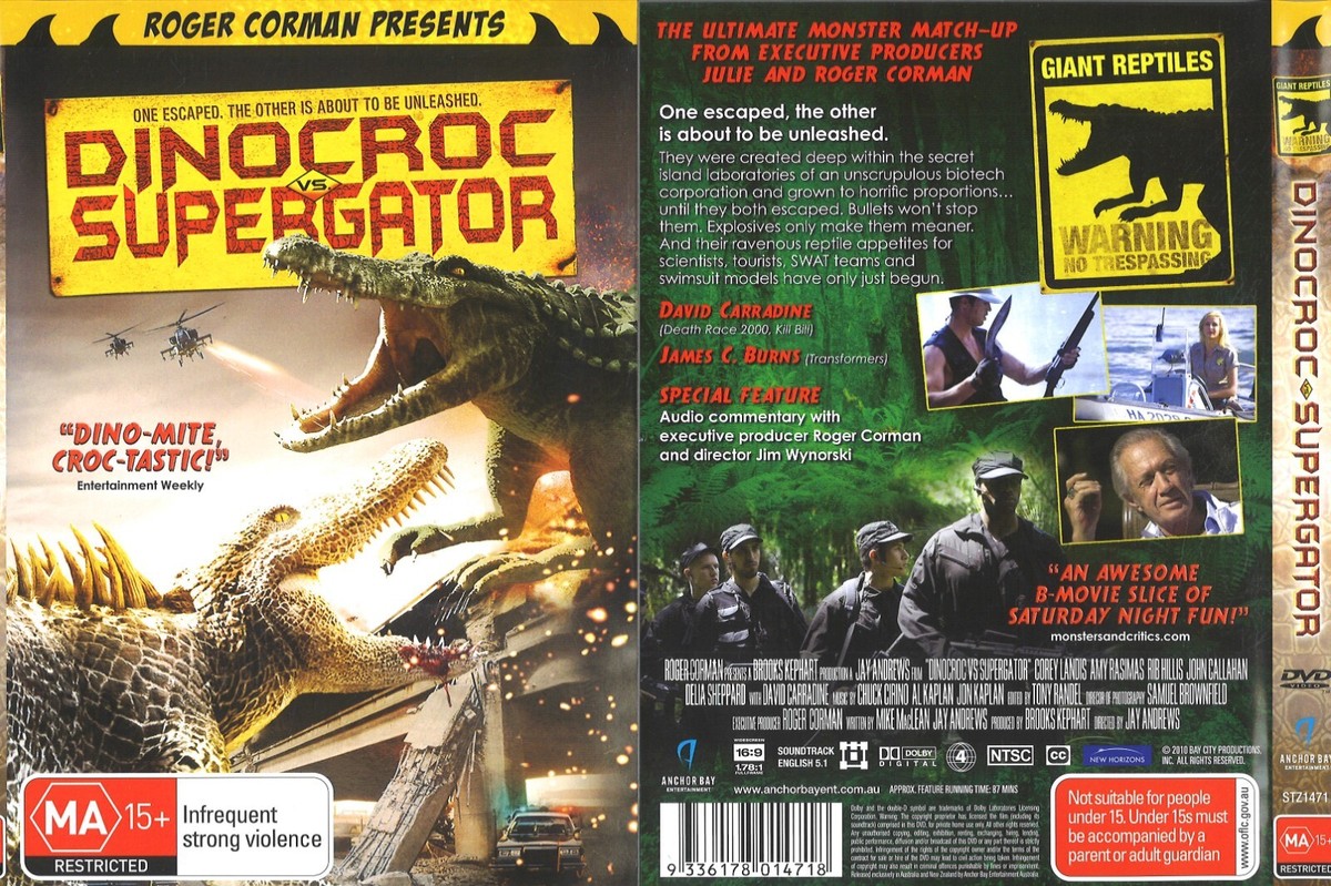 Dinocroc Vs Supergator DINOCROC VS SUPERGATOR Dvd Movie Region 4 Free