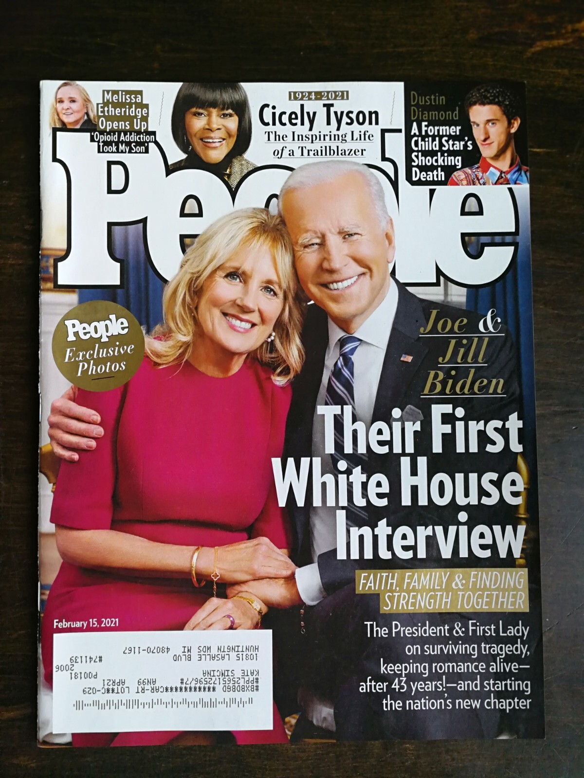 People Magazine FEBRUARY 15 , 2021 JOE & JILL BIDEN - Cicely Tyson - J ...