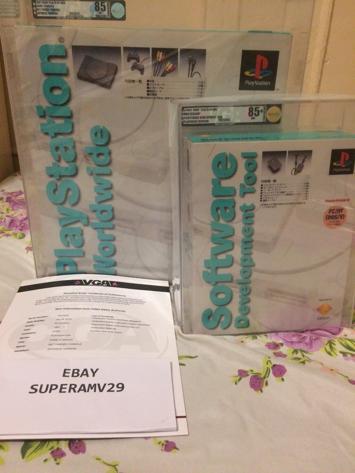Sony PlayStation 1 DTL-H3000 Net Yaroze and tool VGA 85Q AND VGA 85+ | eBay