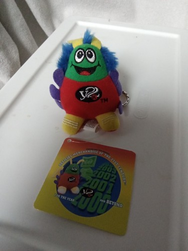 2000 Millennium Y2K Plush Colorful Embroidered Bug Keychain | eBay