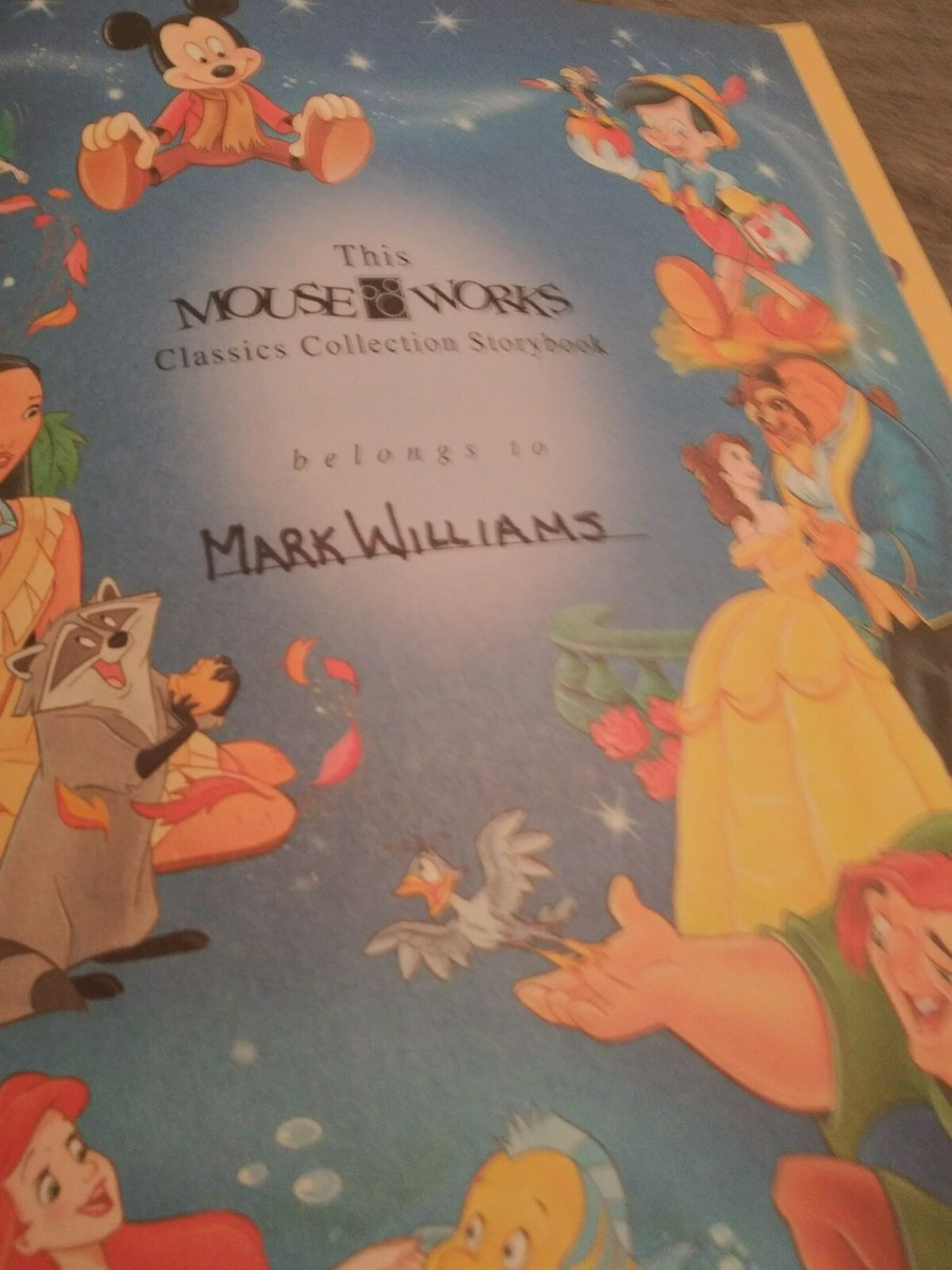 Disney Classic Storybook Mouse Works Vintage Disney's The Fox And The