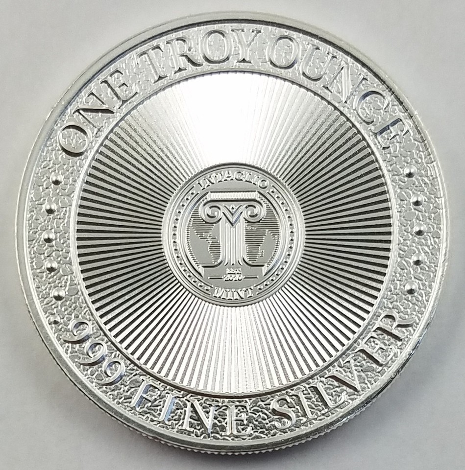 2018 Molon Labe II,1 oz,39 MM.999 Fine Silver Art Round Coin-COME AND ...
