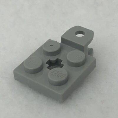 LEGO 63082 Light Bluish Gray Plate, Modified 2 x 2 W/ Tow Ball Socket ...