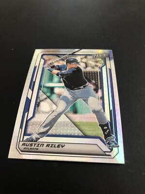 2019 Panini The National VIP AUSTIN RILEY RC HYPER PRIZM SP /99 braves ...