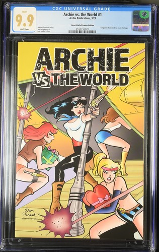 Archie vs the World #1 Dan Parent Dave Stevens Variant CGC 9.9 LTD to ...