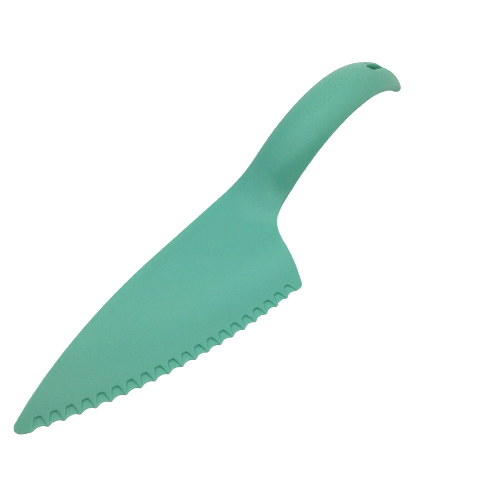 Tupperware Cut N Serve Pie Cake Pastry Cutter Knife Serrated Edge Mint ...