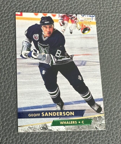 1993 Ultra #151 Geoff Sanderson Hartford Whalers Hockey card | eBay