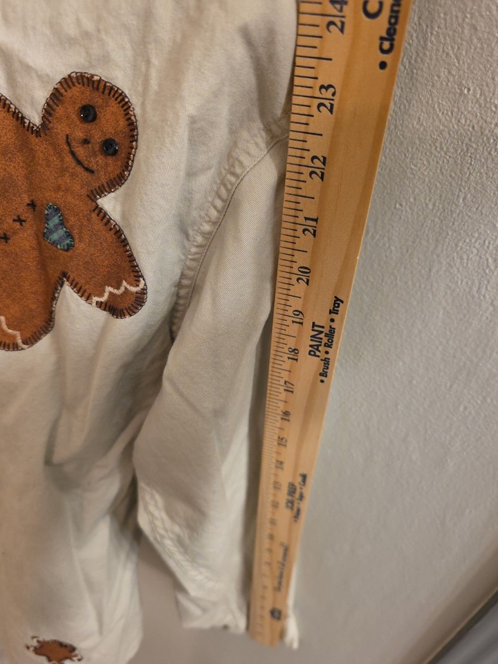 Single Stitch Shirt Womens XL Cotton Button Up Long Sleeve Tan ...