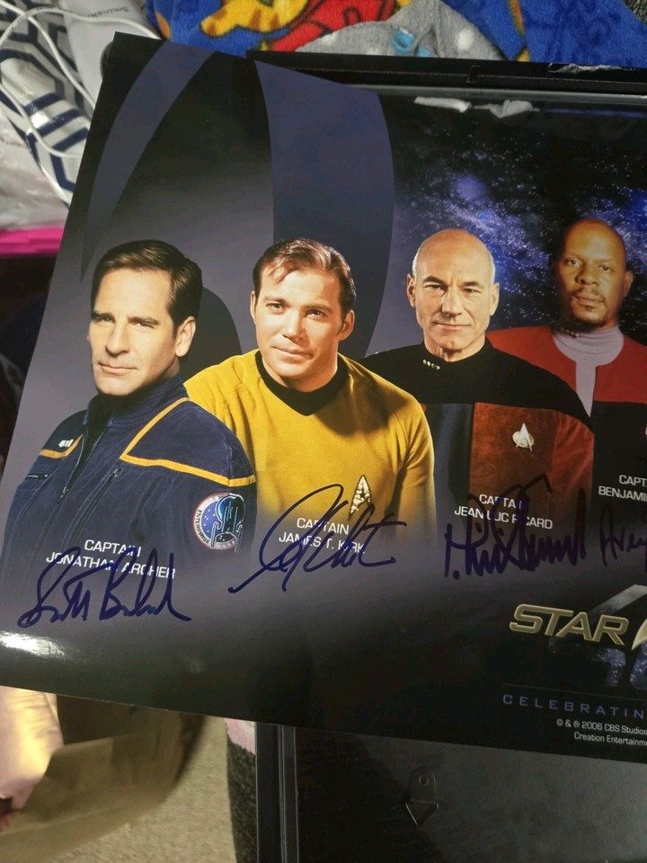 Star trek Captions Autograph 40th | eBay