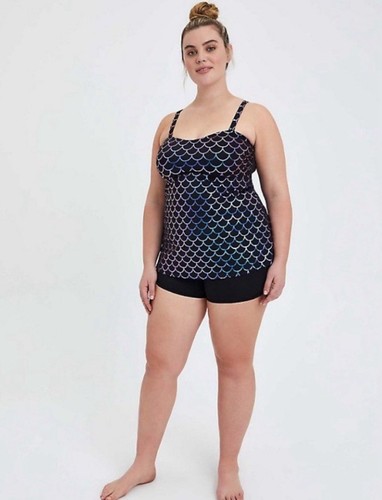 New NWT Torrid Mermaid Swim Tankini Top Suit 1X | eBay