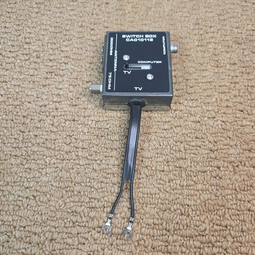 Atari 2600 TV Computer Switch Box CA010112 Vintage RF Coaxial | eBay