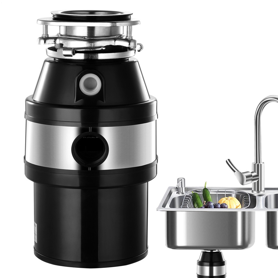 New Garbage Disposal 3/4 HP 2800 RPM Under Sink Kitchen Food Waste w ...