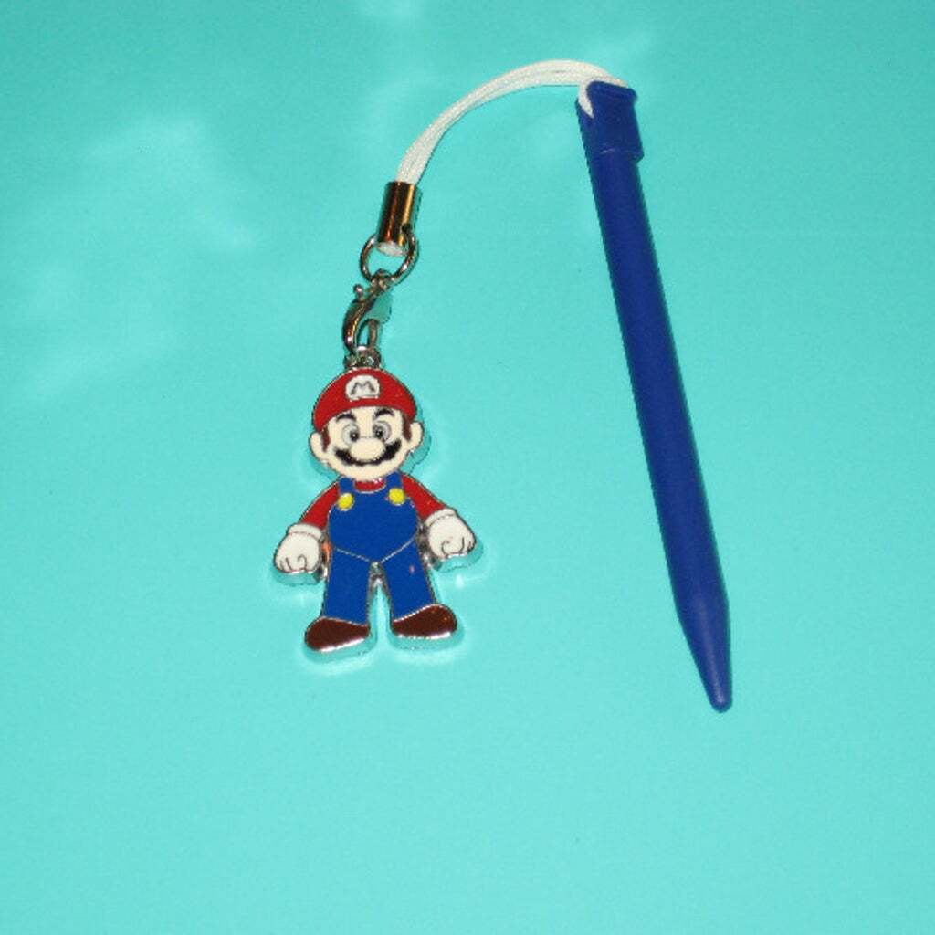 3DS Stylus with Mario Charm - Stylus & Charm for DS Gaming System (#1 ...