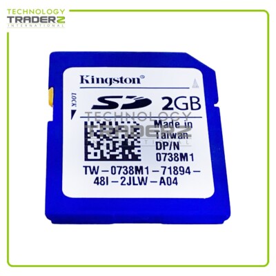 LOT OF 2 738M1 Dell Kingston 2GB iDrac 6 vFlash SD Card 0738M1 | eBay