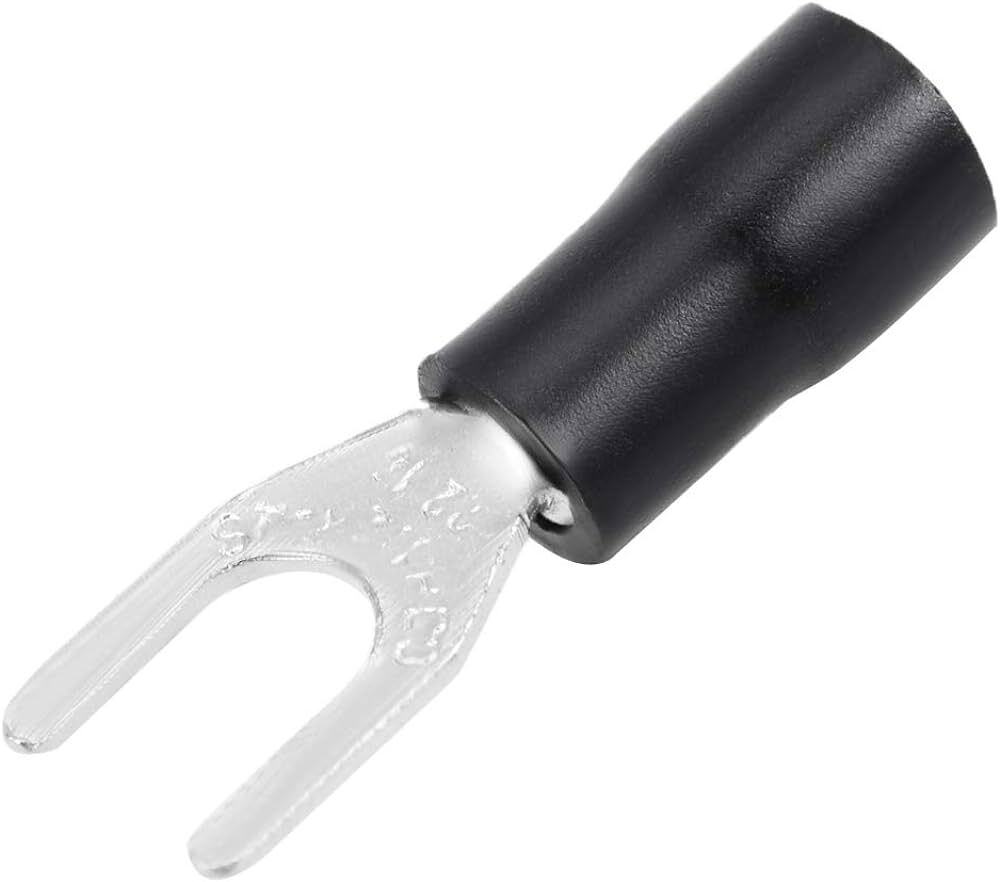 50 Piece Choice of Colour Insulated Forks Electrical Crimp Connector ...
