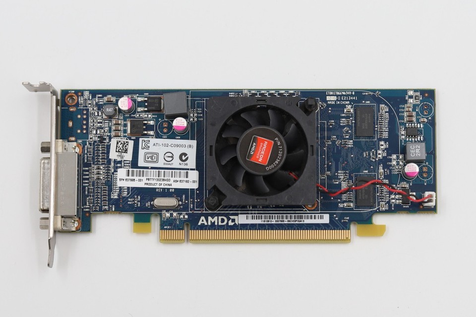 HP AMD Radeon HD 6350 512MB DDR3 PCIe Graphic Card P/N:637995-001 ...