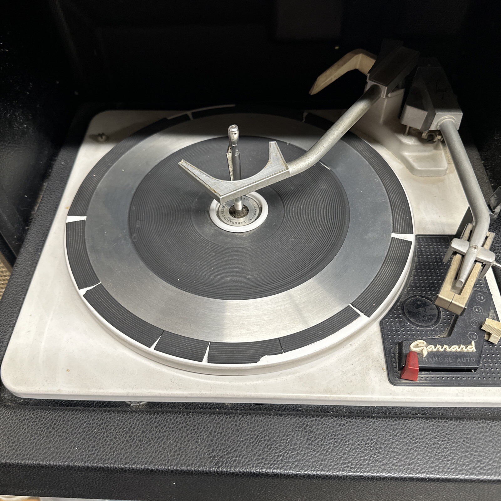 Vintage GE Garrard Portable Record Player AmFm Radio Works Great ...