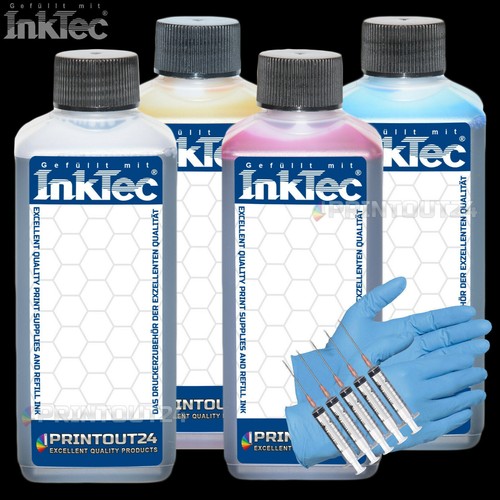 4x100ml Inktec Refill Ink for Epson Ecotank L301 L303 L310 L312 L350 ...
