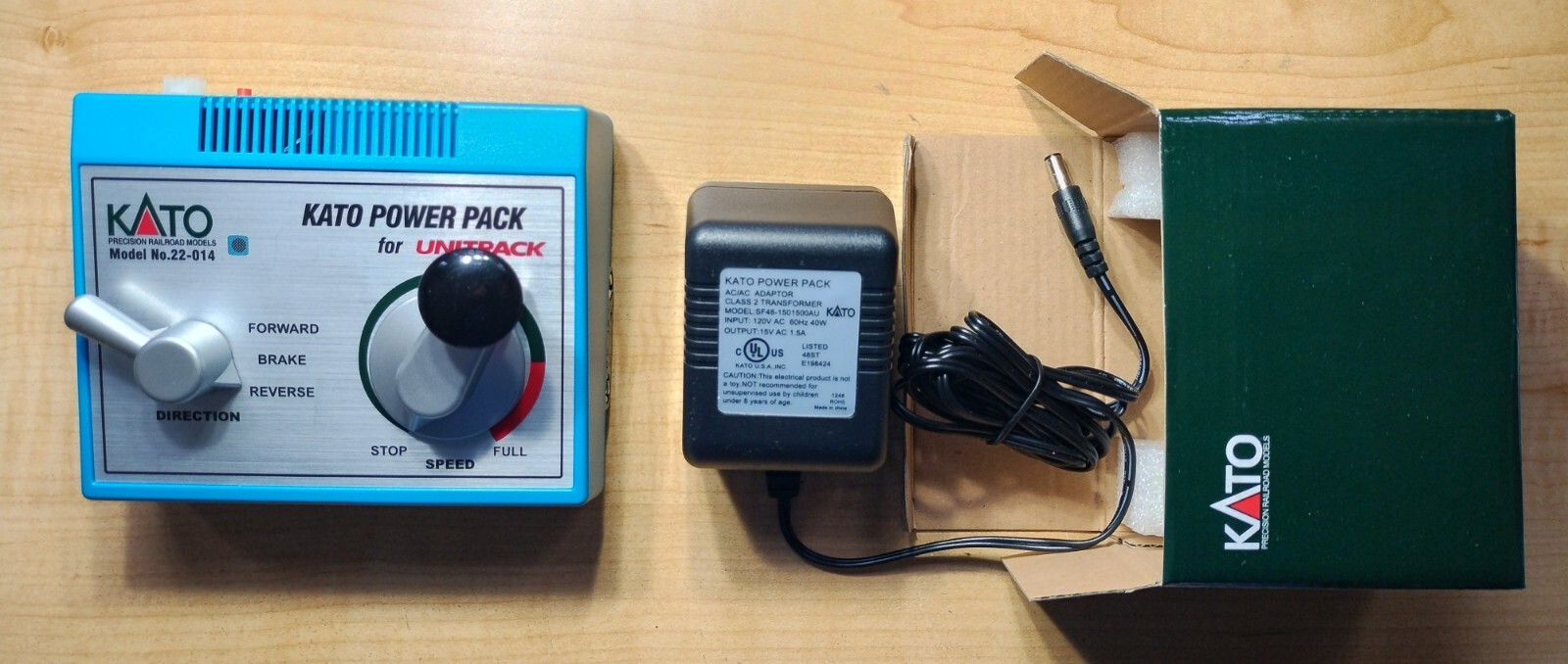 HO/N SCALE KATO POWER PACK FOR UNITRACK WITH TRANSFORMER TESTED ONLY ...