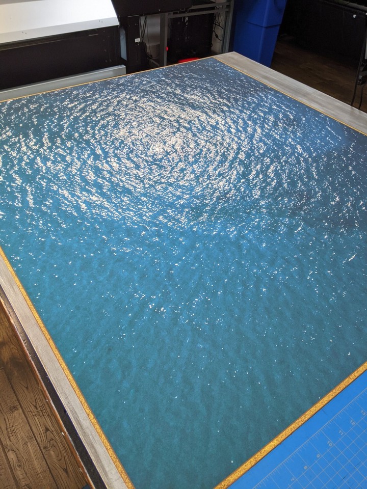 Open Ocean 42"x48" Battle Mat - Design 1 - Naval Battles - Miniature ...