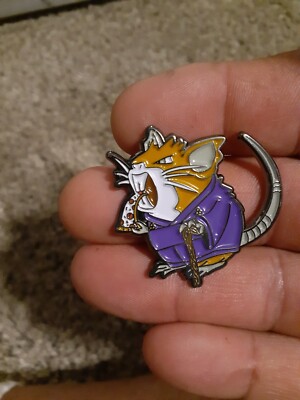 Anime enamel lapel hat pin badge master splinter mashup | eBay
